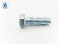 China Carbon Steel Zinc Plated Hex Head Cap Screw DIN933 - Grade 4.8-10.9, Sizes M3-M72, Length 6-600mm for sale