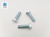 China Carbon Steel Zinc Plated Hex Head Cap Screw DIN933 - Grade 4.8-10.9, Sizes M3-M72, Length 6-600mm for sale