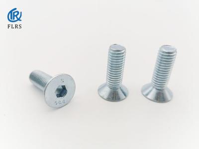 China Zinc Plated Carbon Steel Countersunk Head Bolt Full Thread M3-M72 Size 10mm-500mm DIN Standard for sale