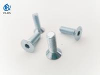 China Zinc Plated Carbon Steel Countersunk Head Bolt Full Thread M3-M72 Size 10mm-500mm DIN Standard for sale