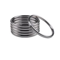 China Carbon Steel Type R Ring Spiral Wound Gasket ASME B16.20 Oval Ring Seal with 540°C Temperature Rating and Multiple Material Options for sale
