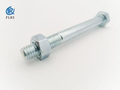 China DIN931 Zinc Plated Carbon Steel Hex Head Bolt Grade 4.8 M2-M160 6mm-600mm for sale