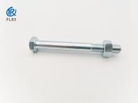 China DIN931 Zinc Plated Carbon Steel Hex Head Bolt Grade 4.8 M2-M160 6mm-600mm for sale