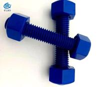 China A193B7 A1942H PTFE Coated Double Ended Studs 1/4-4 Inch ASME B18.31.2 for sale