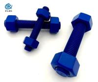 China A193B7 A1942H PTFE Coated Double Ended Studs 1/4-4 Inch ASME B18.31.2 for sale