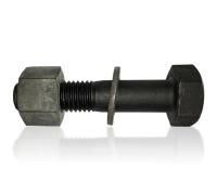 China DIN931 Grade 8.8 Hexagon Head Bolt Fluorocarbon Coating for sale