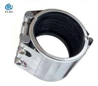 China Flex Type DN15 SS304 Pipe Leak Repair Clamp with 3.0Mpa Pressure Rating and 33-329mm OD Range for sale