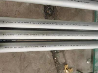 China TP316L Seamless Stainless Steel Pipe ASTM A312 with End Cap - 1 Ton MOQ, Custom Sizes Available for sale