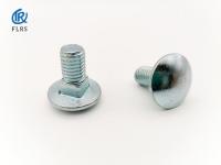 China ANSI Zinc Plated Round Head Square Neck Bolt M20 BSW Thread - Carbon Steel Grade 4.8-8.8 Industrial Fastener for sale