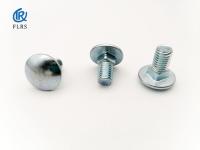 China ANSI Zinc Plated Round Head Square Neck Bolt M20 BSW Thread - Carbon Steel Grade 4.8-8.8 Industrial Fastener for sale