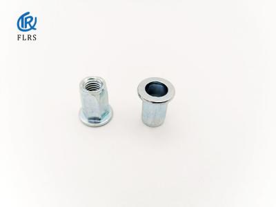 China M10 Flat Head Hexagon Rivet Nuts 13mm Diameter UNC Thread ML08A1 Steel YJT 8003 Standard for sale