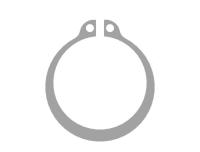 China Spring Steel DIN 471 External Circlips Retaining Rings for Shafts 9-300mm with Phosphated Finish for sale