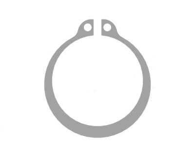 China Spring Steel DIN 471 External Circlips Retaining Rings for Shafts 9-300mm with Phosphated Finish for sale
