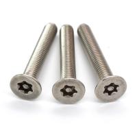 China Stainless Steel Pin-In-Head Torx Countersunk Security Screws M4-M10 5-100mm A2/A4 Grade for sale