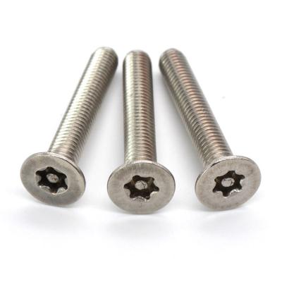 China Stainless Steel Pin-In-Head Torx Countersunk Security Screws M4-M10 5-100mm A2/A4 Grade for sale