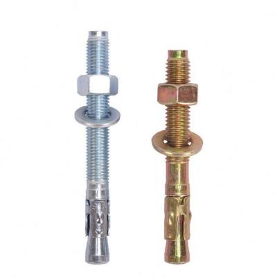 China Galvanized Carbon Steel Grade 4.8 Wedge Anchor M6-M36 with ±0.05mm Tolerance for Concrete and Metal Structures for sale