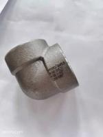 China Class 3000LB Steel Pipe Fitting SW Equal 90 Degree Elbow ASME B16.11 for sale