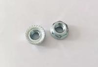 China Galvanized Carbon Steel Hex Serrated Flange Nuts DIN6923 4.8/8.8 Grade M5-M20 Size Range Zinc Plated for sale