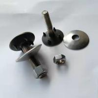 China DIN 15237 4 Dots Hex Nut Assembly Zinc Plated High Strength Belt Bolt Grade 8.8-12.9 for sale