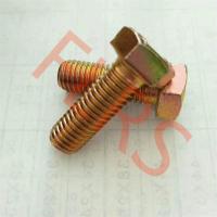 China ASME B18.2.2 Alloy Steel Hex Head Bolt A193 B7 Zinc Yellow Bichromate 1/4-4 Inch for sale