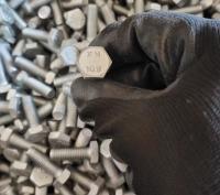 China DIN 933 Full Thread Hex Head Bolt Fasteners Dacromet Coating For Farming Silos for sale
