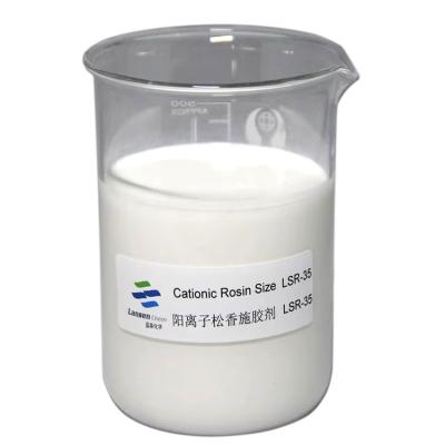 China Stable Emulsion Cultural Coated Papers 35% Cationic Rosin Sizing Agent for sale