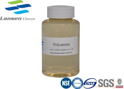China Chemical Auxiliary Agent Polyamine Flocculant 42751-79-1 Low Turbidity Waste Water for sale