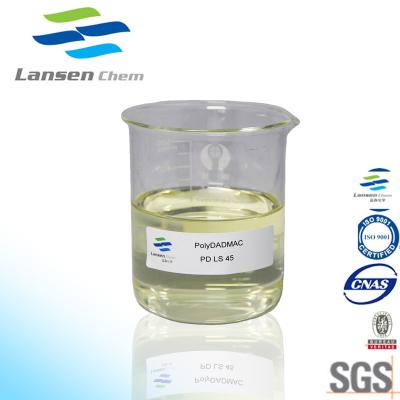 China Paper Making Polydadmac Retention Filtration Coagulant Dyeing Antistatic Ammonium for sale