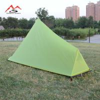 China 780g Only 15D Nylon Ultralight 1 Person Tent One Man Tent For Camping for sale