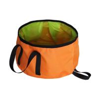 China 10L 300D oxford durable portable outdoor folding basin for camping hiking for sale