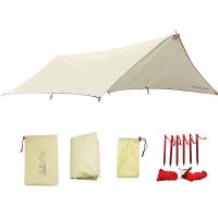 China 2.95*3.6m 210T polyester sun shelter tarp waterproof waterproof camping tarp for sale