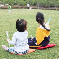 China Custom Logo Portable Inflatable Seat Cushion 210T Polyester Pvc Coating for sale
