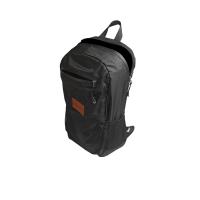China Hot sale custom logo black ultralight 30D nylon N66 waterproof backpack for camping for sale