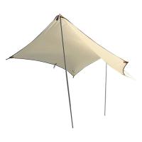 China Silver Coating Outdoor Camping Tarp 210T Polyester Comfort And Protection for sale