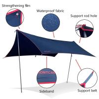 China Durable Ultralight Backpacking Tent UV 50 Lightweight Camping Tarp for sale