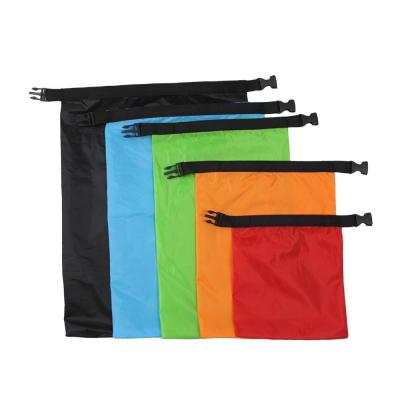 China Lightweight Waterproof Dry Bag Camping 30D Nylon Custom Logo for sale