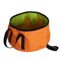 China 300D Oxford Cloth Portable Foldable Water Bucket for Outdoor Camping Hiking Travelling for sale
