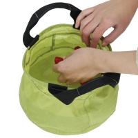 China Portable Folding Basin for Outdoor Camping Hiking Travelling 190T Polyester PVC Coating for sale