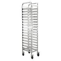 China RK Bakeware China Foodservice NSF Custom Transport Bakery Bread Cooling Trolley Oven Tray Rack Trolley for sale