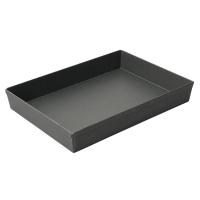 China Rk Bakeware China-Hard Coat Anodize Aluminum Rectangle Square Detroit Pizza Baking Tray and Cake Tray for sale