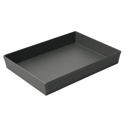China Rk Bakeware China-Hard Coat Anodize Aluminum Rectangle Square Detroit Pizza Baking Tray and Cake Tray for sale
