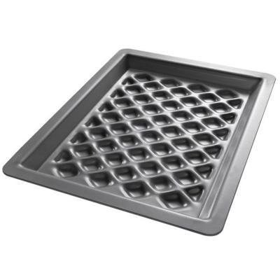 China RK Bakeware China Foodservice Nonstick Aluminum Diamond Grill Pan for sale