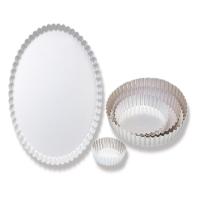 China Rk Bakeware China-Rectangle Hard Coat Perforated Thin Crust Aluminium Pizza Mould for sale