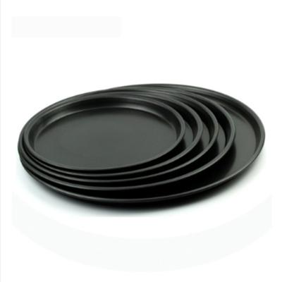 China Rk Bakeware China-Hard Anodize Coat Pizza Hut Aluminum Pizza Mould Pizza Pan Pizza Tray for sale