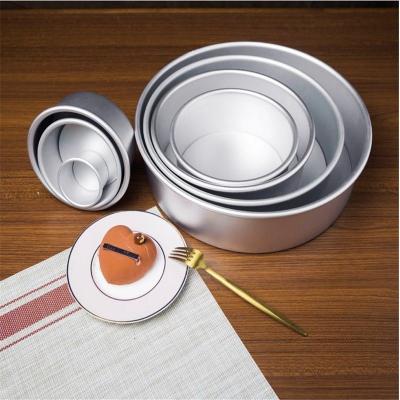 China Hot Sale Removable Aluminum Round Shape Cake Mold for sale