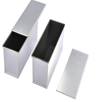 China Rk Bakeware China-Corrugated Aluminum Pullman Bread Loaf Pan for sale