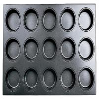 China Rk Bakeware China-Commercial Nonstick Muffin Cake Baking Tray Square Cake Tray Cupcake Baking Tray for sale