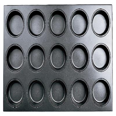 China Rk Bakeware China-Commercial Nonstick Muffin Cake Baking Tray Square Cake Tray Cupcake Baking Tray for sale
