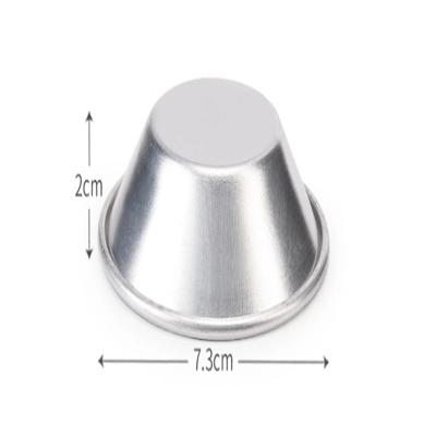 China Professional Baking Tool Cake Round Smooth Aluminium Alloy Tart Mould for sale