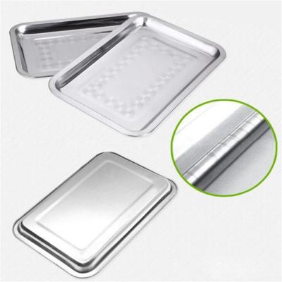 China RK Bakeware China Foodservice NSF Stainless Steel Frozen Sheet Pan Baking Tray for sale